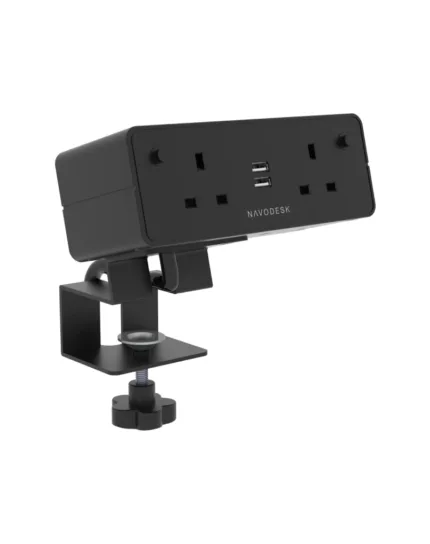 Hidden Slide Cover Desktop “Socket Box” - Space Hub